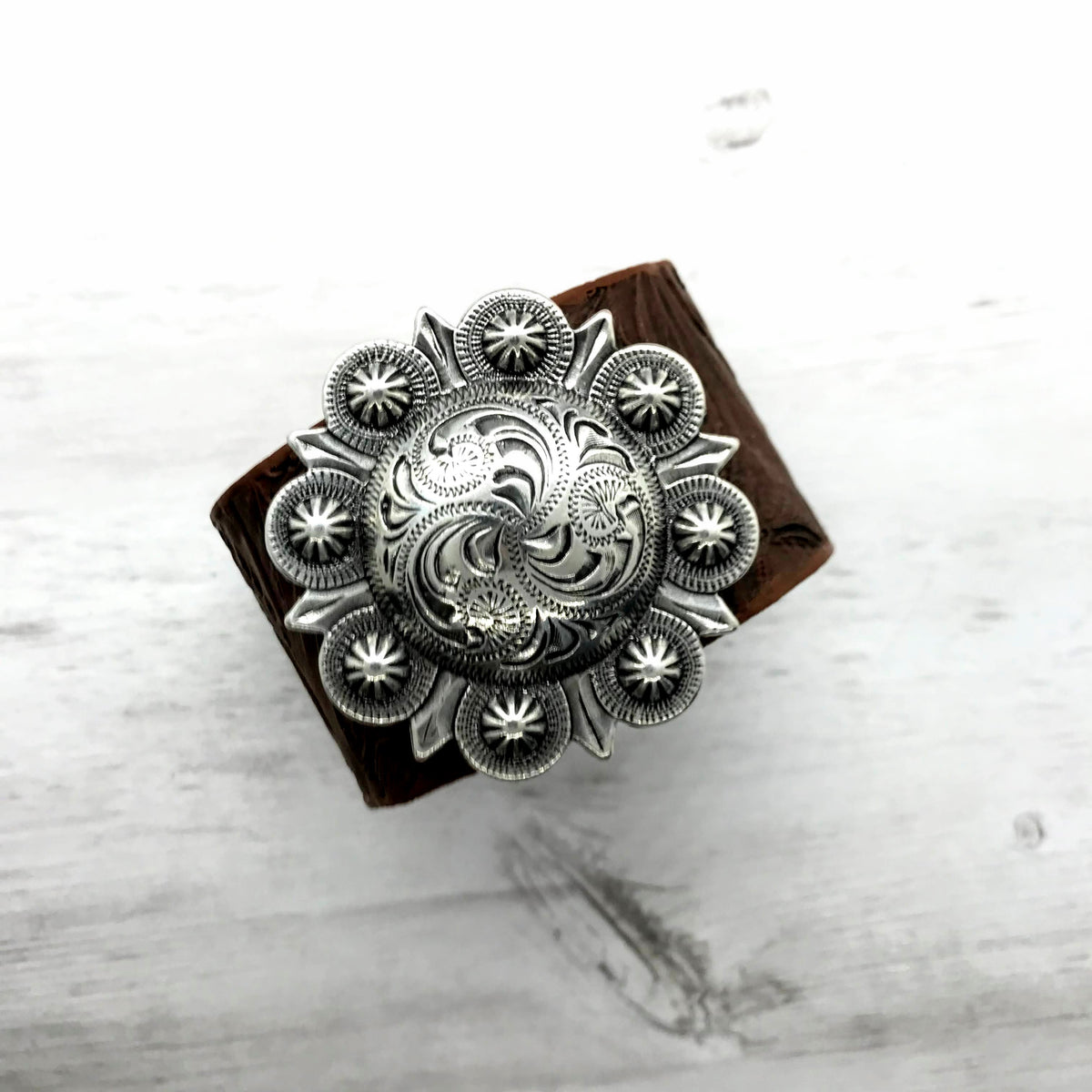 Western Style Roundup Cuff I handmade in Montana – X Bar 4 Studio